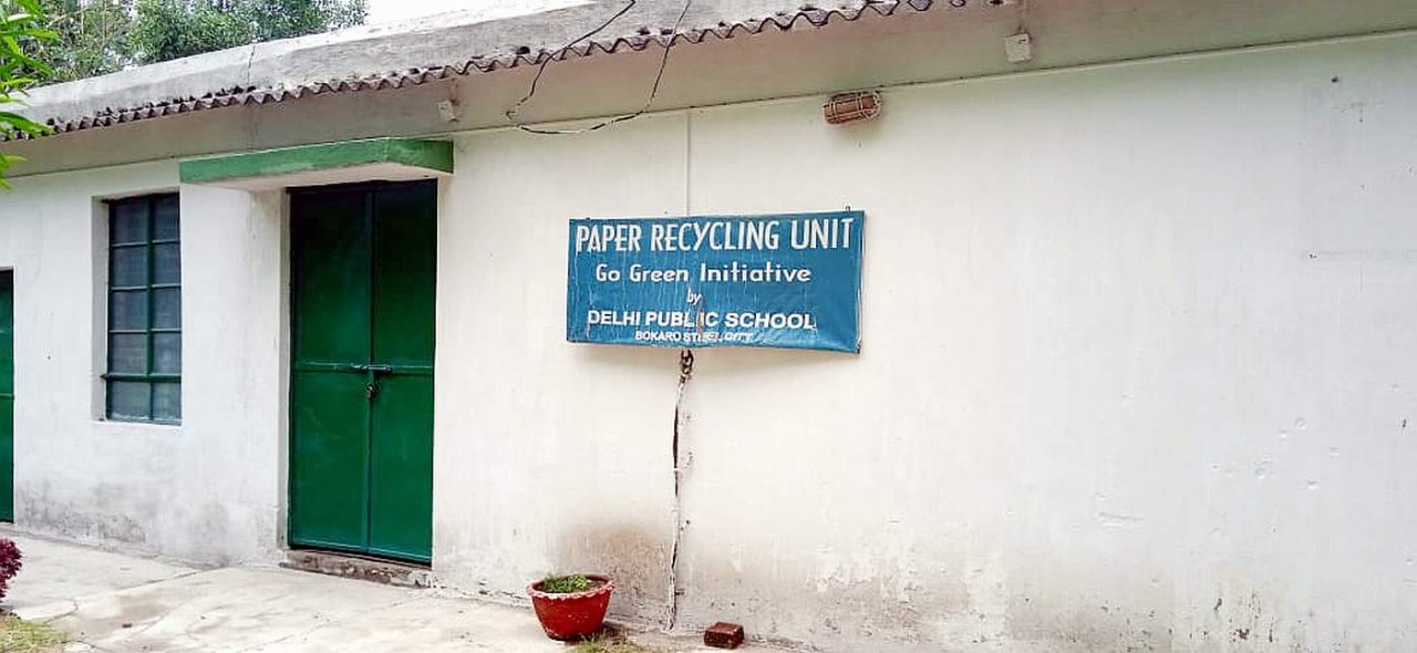 DPS Bokaro's 'Go Green Initiative'. Paper Recycling Unit. - The Indi Times